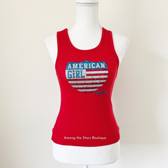 Tops | Rare Early 200s Embellished Tank Top Alt Aso Hilary Duff As ...